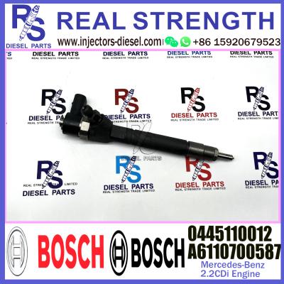China Diesel Fuel Common Rail Injector 0445110012 A6110700587 0445110011 A6110700487 For Mercedes-Benz 2.2CDi Engine for sale