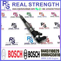 China Diesel Fuel Common Rail Injector 0445110029 0986435010 0445110007 For BWM 3.0D Engine for sale