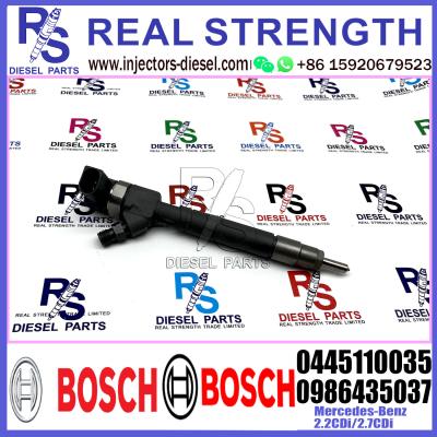 China Diesel Fuel Common Rail Injector 0445110035 0986435037 For Mercedes-Benz 2.2CDi/2.7CDi Engine for sale