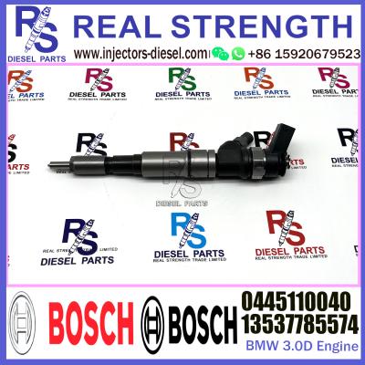 China Diesel Fuel Common Rail Injector 0445110040 13537785574 13537785985 For BMW 3.0D Engine for sale