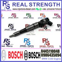 China Diesel Fuel Common Rail Injector 0445110048 0986435094 For BMW 3.0D Engine for sale