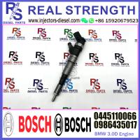 China Diesel Fuel Common Rail Injector 0445110266 0986435017 For BMW/LAND  ROVER 3.0D Engine for sale