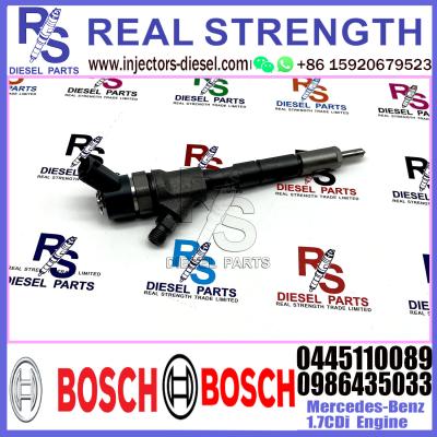 China Diesel Fuel Common Rail Injector 0445110089 0986435033 For Mercedes-Benz 1.7CDi Engine for sale