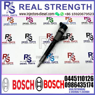 China Diesel Fuel Common Rail Injector 0445110126 0986435174 0445110290 33800-27900 For KIA/HYUNDAI 2.0CRDi/1.5CRDi Engine for sale