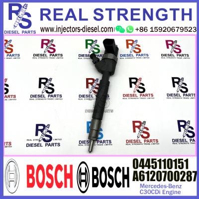 China Diesel Fuel Common Rail Injector 0445110151 A6120700287 0445110152 For Mercedes-Benz C30CDi Engine for sale