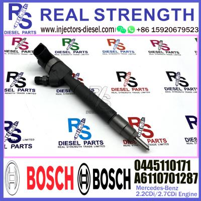China Diesel Fuel Common Rail Injector 0445110171 0445110181 0445110105 A6110701287 For Mercedes-Benz 2.2CDi/2.7CDi Engine for sale