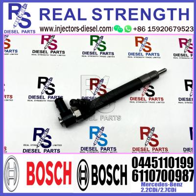 China Diesel Fuel Common Rail Injector 0445110071 0445110072 0445110199 6110700987 For Mercedes-Benz 2.2CDi/2.7CDi Engine for sale