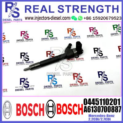 China Diesel Fuel Common Rail Injector 0445110201 A6130700887 0445110202 A6130700587 For Mercedes-Benz 2.2CDi/2.7CDi Engine for sale