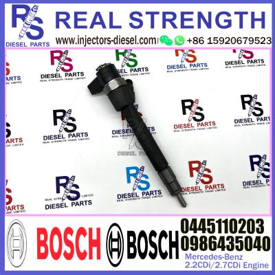 China Diesel Fuel Common Rail Injector 0445110097 0445110098 0445110203 0445110204 For Mercedes-Benz 2.2CDi/2.7CDi Engine for sale