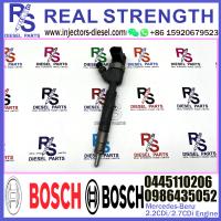 China Diesel Fuel Common Rail Injector 0445110206 0986435052 0445110205 0986435051 For Mercedes-Benz 2.2CDi/2.7CDi Engine for sale