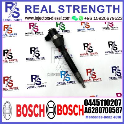 China Diesel Fuel Common Rail Injector 0445110103 0445110104 0445110207 0986435069 A6280700587 For Mercedes-Benz 4CDI Engine for sale