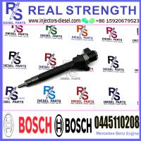 China Diesel Fuel Common Rail Injector 0445110207 0445110208 A62897995870080 A6280700487 For Mercedes-Benz 4CDI Engine for sale