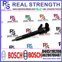 China Diesel Fuel Common Rail Injector 0445110103 0445110104 0445110207 0445110208 A6280700487 For Mercedes-Benz 4CDI Engine for sale
