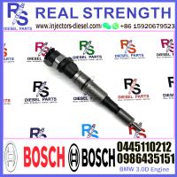 China Diesel Fuel Common Rail Injector 0445110212 0986435151 13537794652 13537794919 13537791545 7794434 For BMW 3.0D Engine for sale