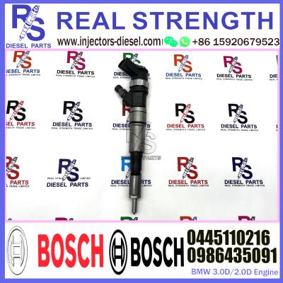 China Diesel Fuel Common Rail Injector 0445110161 0445110216 0986435091 13537790093 13537793836 For BMW 3.0D/2.0D Engine for sale