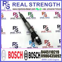 China Diesel Fuel Common Rail Injector 0445110219 0986435092 13537792096 13537793030 For BMW 3.0D Engine for sale