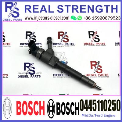 China BOSCH injection 0445110250 0445110249 Diesel Fuel Common Rail Injector 0445110250 0986435123 For Mazda Engine for sale