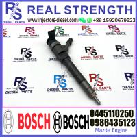 China BOSCH injection 0445110250 0445110249 Diesel Fuel Common Rail Injector 0445110250 0986435123 WLAA13H50 For Mazda Engine for sale