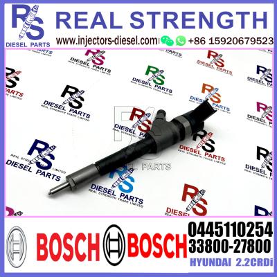 China BOSCH injection 0445110253	0445110254 Diesel Fuel Common Rail Injector 33800-27800 0986435155 For HYUNDAI 2.2CRDI Engine for sale