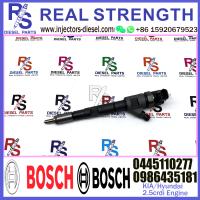 China Diesel Fuel Common Rail Injector 0445110275 0445110274 0445110278 0445110277 0986435181 For KIA/HYUNDAI 2.5CRDI Engine for sale