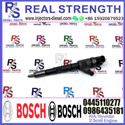 China Diesel Fuel Common Rail Injector 0445110275 0445110274 0445110278 0445110277 0986435181 For KIA/HYUNDAI 2.5CRDI Engine for sale