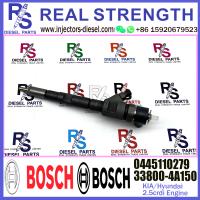 China Diesel Fuel Common Rail Injector 33800-4A150 33800-4A160 33800-4A170 0445110279 33800-4A100 For KIA/HYUNDAI Engine for sale