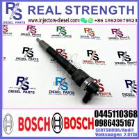 China Original New Diesel Fuel Injector 0445110368 0986435167 For SERT/SKODA/Audi1/Volkswagen 2.0TDI Engine for sale
