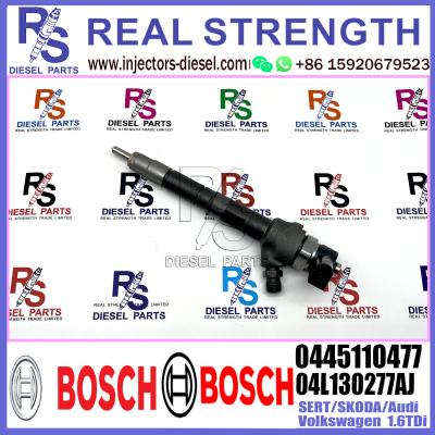 China Common Fuel Diesel Injector 0445110476 0445110477 04L130277AJ 04L130277G for SERT/SKODA/Audi/Volkswagen 1.6TDI Engine for sale