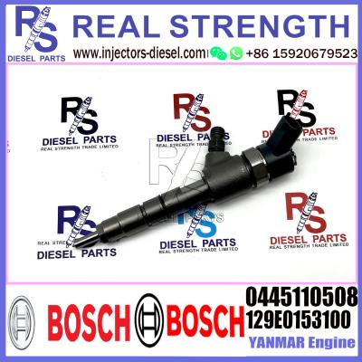 China BOSCH injector 0445110508 129E0153100 Common Fuel Diesel Injector 0445110508 129E0153100 for YANMAR Engine for sale