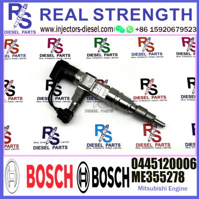 China Diesel Common Rail Fuel Injector ME355278 0445120006 For Mitsubishi Fuso 6M70 for sale