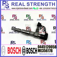 China Diesel Common Rail Fuel Injector 0445120058 ME356178 For Mitsubishi Fuso Engine for sale