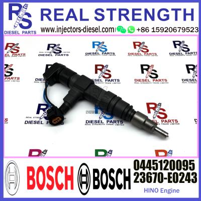 China Diesel Common Rail Fuel Injector 0445120095 23670-E0243 For HINO Engine for sale