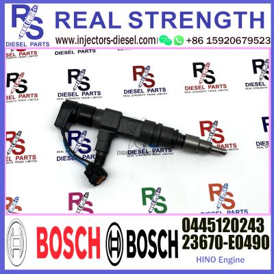 China Diesel Fuel Injector 23670-E0490 0445120243 For HINO engine for sale