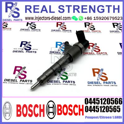 China Original New Common Rail Fuel Diesel Injector 0445110566 0445110565 9802776680 For peugeot/citroen 1.6HDi engine for sale