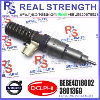 China High Quality 4 pin Diesel Fuel Injector 3801369 Common Rail Injector BEBE4D18002 For V-O-L-V Truck PENTA MD13 for sale