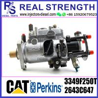 China 4 Cylinder Diesel Fuel Injection Pump 2643C647 3349F250T 3349F251T For Perkins 1004TG2 GENSET T2326 for sale