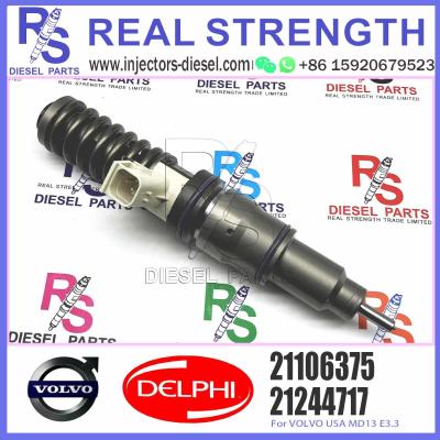 China 4 PINS Fuel Common Rail Injector 21106375 for V-O-L-V MD13 US07 with 10 MM BORE L280TBE for sale