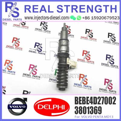 China Diesel Fuel Injector 3801369 4 Pins Common Rail Fuel Injection Nozzle BEBE4D18002 BEBE4D27002 For V-O-L-V PENTA MD13 for sale