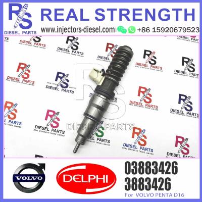China High Performance Common Rail Fuel Injector BEBE5H00001 3883426 03883426 for Engine D16 for sale
