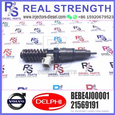 China diesel fuel injector 21569191 21207143 7421207143 21582103 for V-O-L-V TRUCKS D11C common rail injector 21569191 BEBE4J000 for sale