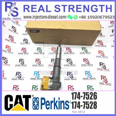 China Excavator Accessories Diesel Engine Fuel Injector Motor Parts 1747526 174-7526 For Caterpillar CAT 3412E 651E 657 for sale