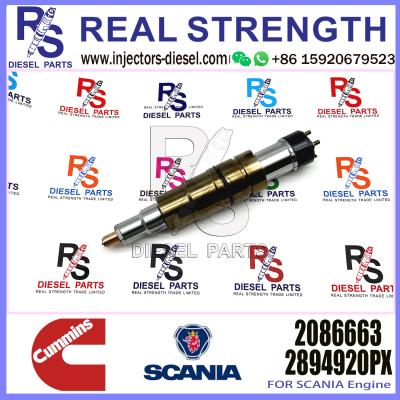 China Diesel Common rail  fuel injector   4905880	2086663   2894920PX	2058444  for SCANIA Excavator  DC09 DC13 DC16 for sale