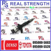 China high quality diesel engine Fuel common rail injector 095000-5663 23670-39095/39096 23670-30050 for sale