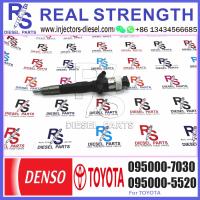 China common rail injector 23670-30140 095000-6760 injector for TOYOTA 1KD-FTV, 2KD-FTV, D-4D, injector nozzle 23670-30140 095 for sale