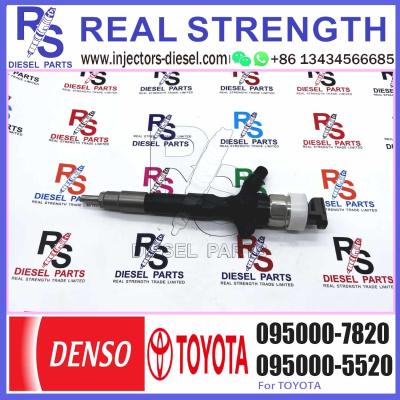 China Diesel auto engine systems Fuel Diesel Injector 23670-39265 095000-7820 For Toyo-ta 1KD-FTV 095000-7820 23670-39265 for sale