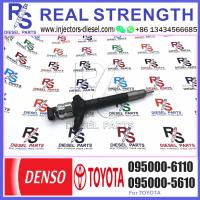 China 0950006110 0950006111 Hot Selling Diesel Common Rail Injector 095000 6110 095000 6111 095000-6110 095000-6111 for Toyot for sale
