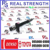 China New Diesel Common Rail Injector 095000-6110 095000-6900 095000-7600 095000-7610 23670-09200 236700R060 For TOYOTA 2AD-FH for sale
