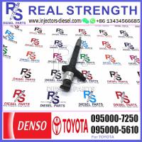 China New Injector 0950007250 095000-7250 23670-0R160 23670-0R110 Diesel Injector DCRI107610 7250 for Toyota Avensis 2.2 D 2AD for sale