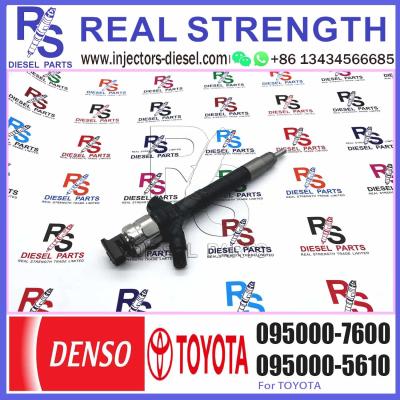 China injector nozzle 23670-0R160 095000-7600 injector for Toyota 2AD-FTV Avensis common rail injector 23670-0R160 095000-7600 for sale