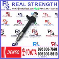 China diesel fuel engine injector 095000-7670 23670-09280 for engine high pressure pump engine injection injector 095000-7670 for sale